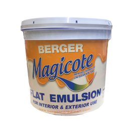 Berger Paints Magicote Flat Emulsion 1 Gl Wht