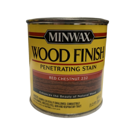 Minwax Wood Stain 1/2 Pt Red Chestnut