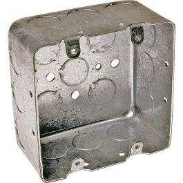 2 Gang Metal Switch Box 4 In X 4 In