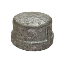Galvanized Cap 1 In