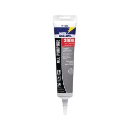 White Lightning Caulk 3006 Advanced Formula 5.5 Oz Wht W12AF0005