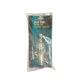 Foot Bolt 4 In Zinc Plated