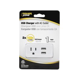 Power Outlet Tap 1P With 2 usb Ports