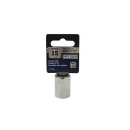 Vulcan 3/8 Drive 6 Pt Socket 15 Mm