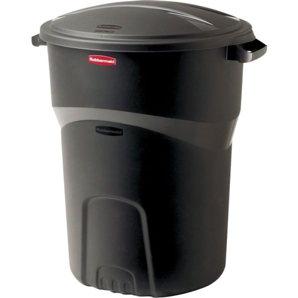 Rubbermaid Roughneck Garbage Can 32 Gl Blk